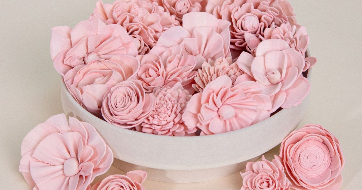 25-Pack of Beautious-Colored Mixed Flowers – Sola Wood Flowers