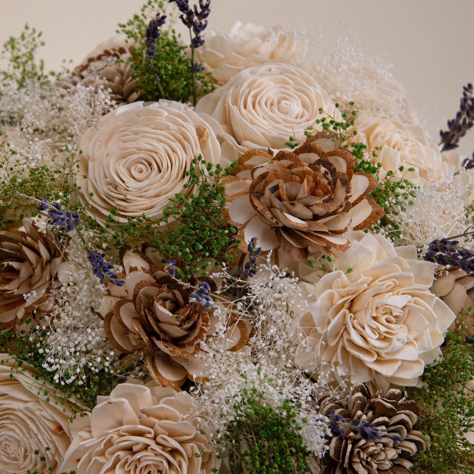 All Natural Cascade Bouquet – Sola Wood Flowers