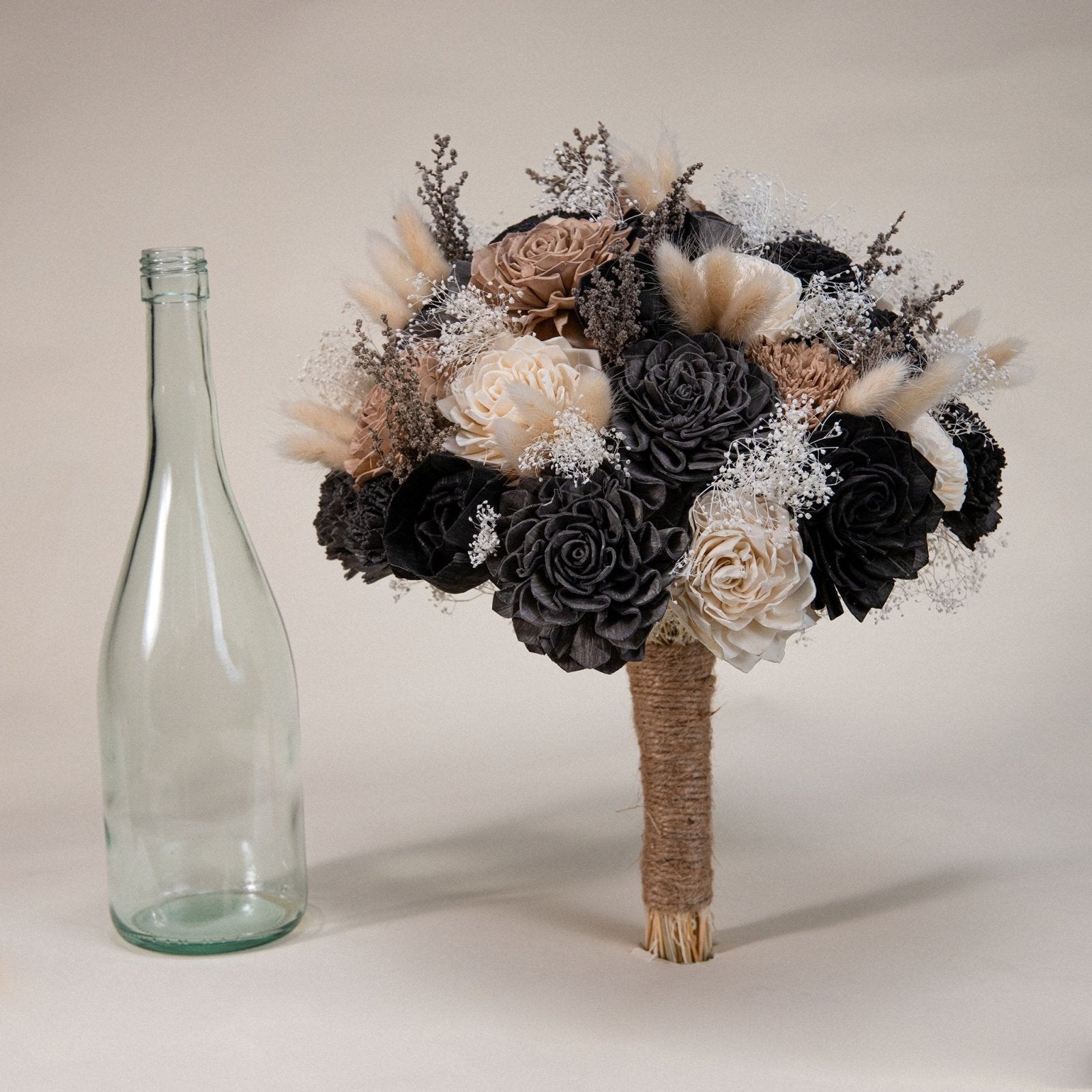 Retro Modern Bridal Bouquet – Sola Wood Flowers