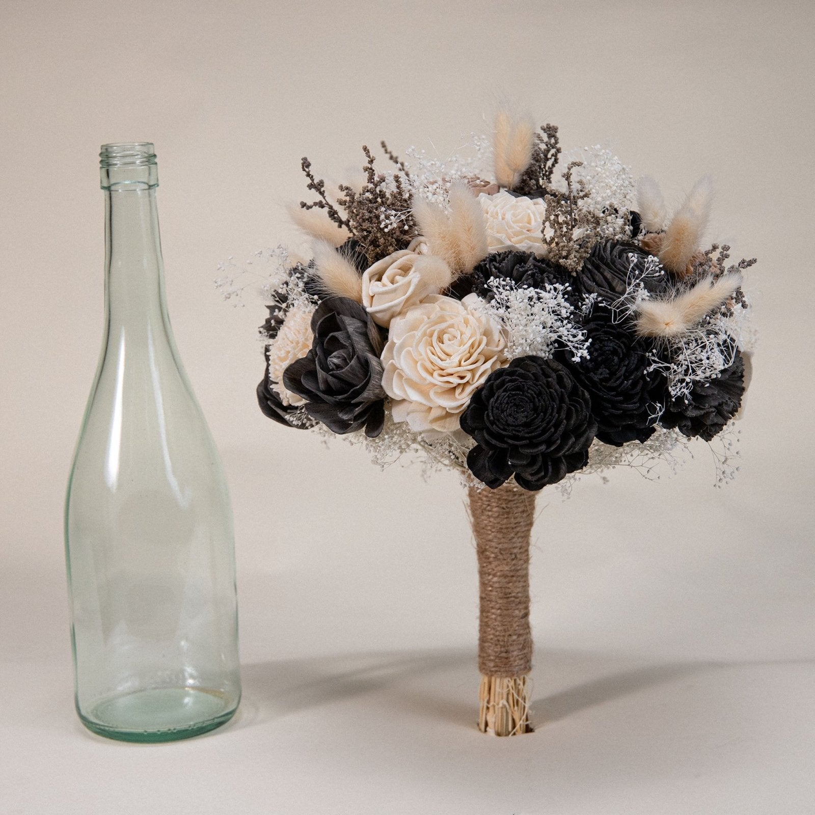 Retro Modern Bridesmaid Bouquet – Sola Wood Flowers