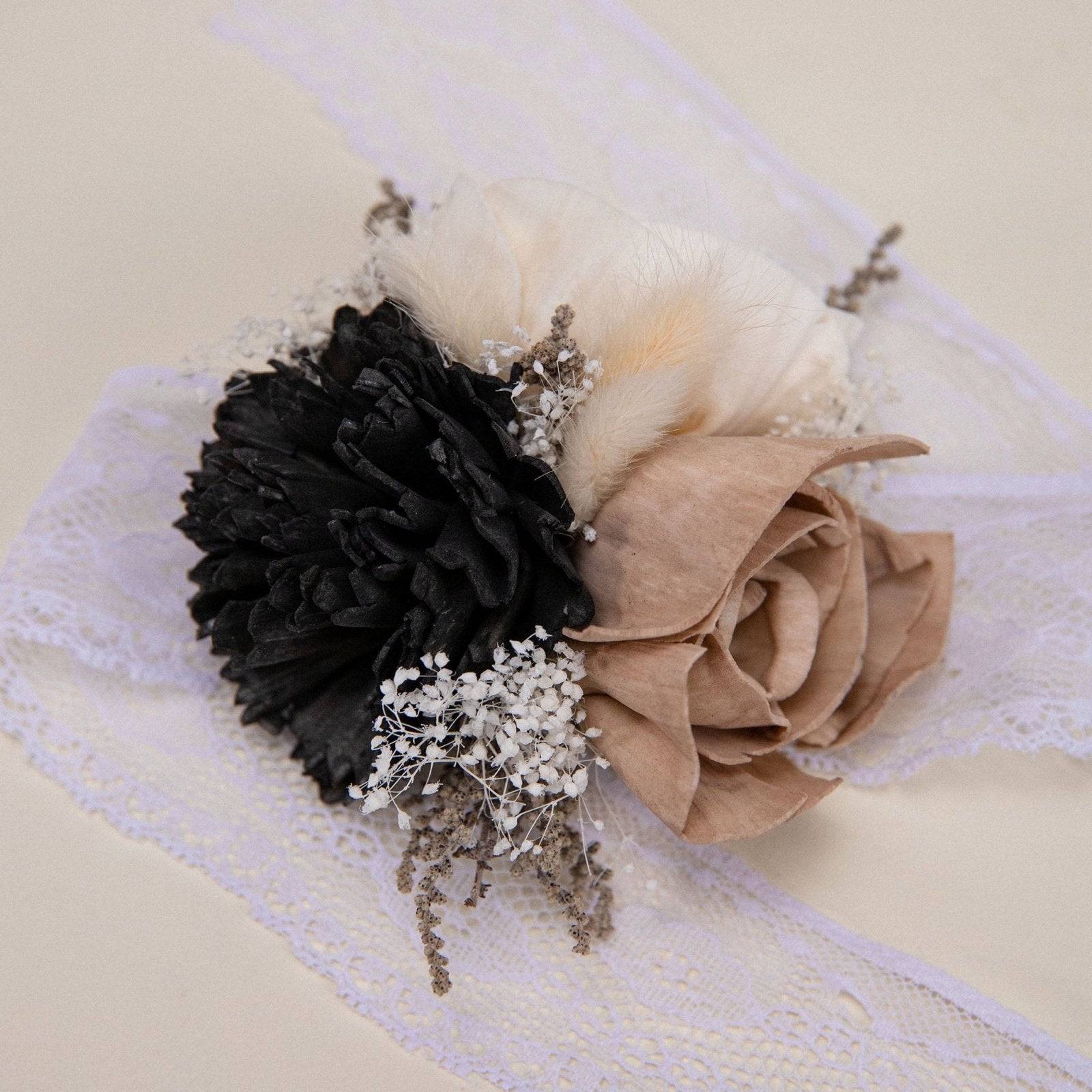 Retro Modern Corsage (Set Of 3) – Sola Wood Flowers
