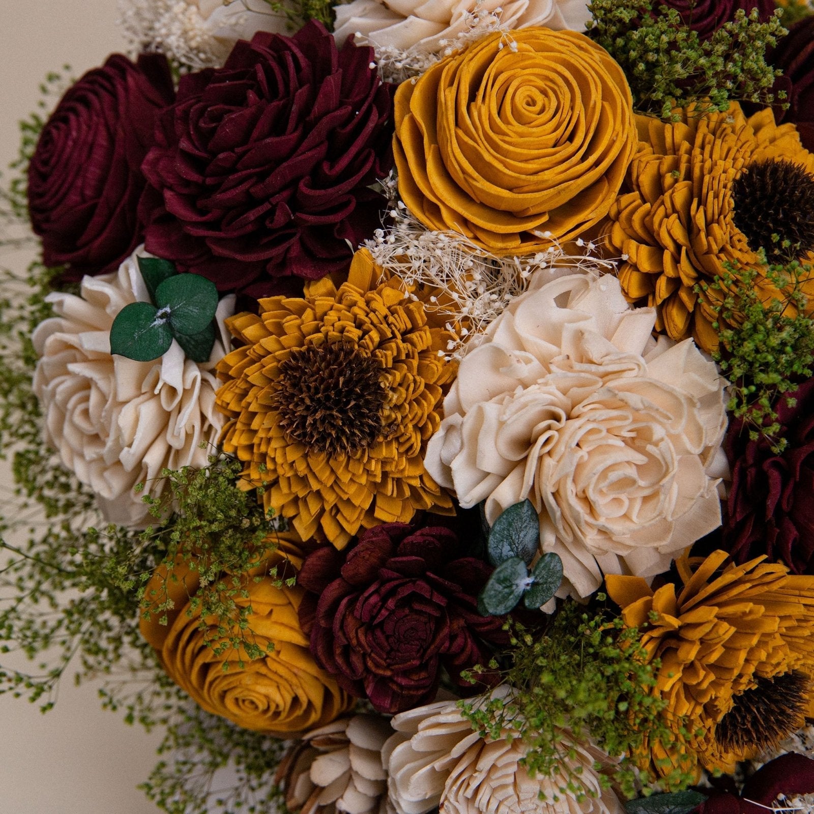 Sunflower Daze Cascade Bouquet – Sola Wood Flowers