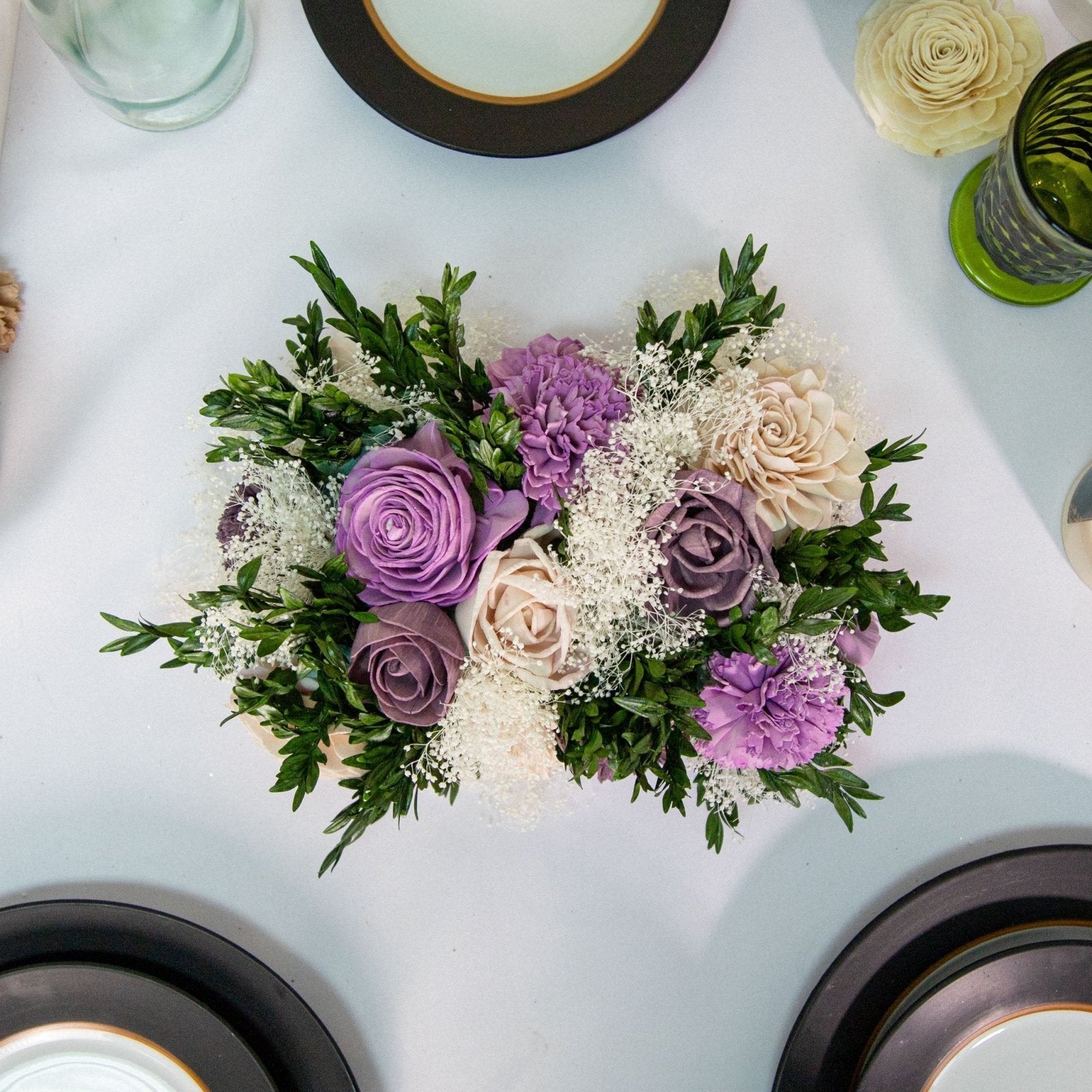 Wild Style Zen Garden Centerpiece – Sola Wood Flowers